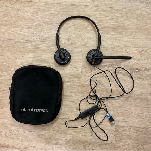 plantronics | Headphones | Plantronics Headset Blackwire 30 Da | Poshmark